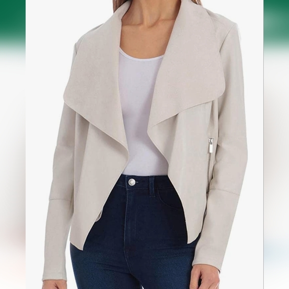 bagatelle | Jackets & Coats | Bagatelle Collection Draped Faux Leather ...